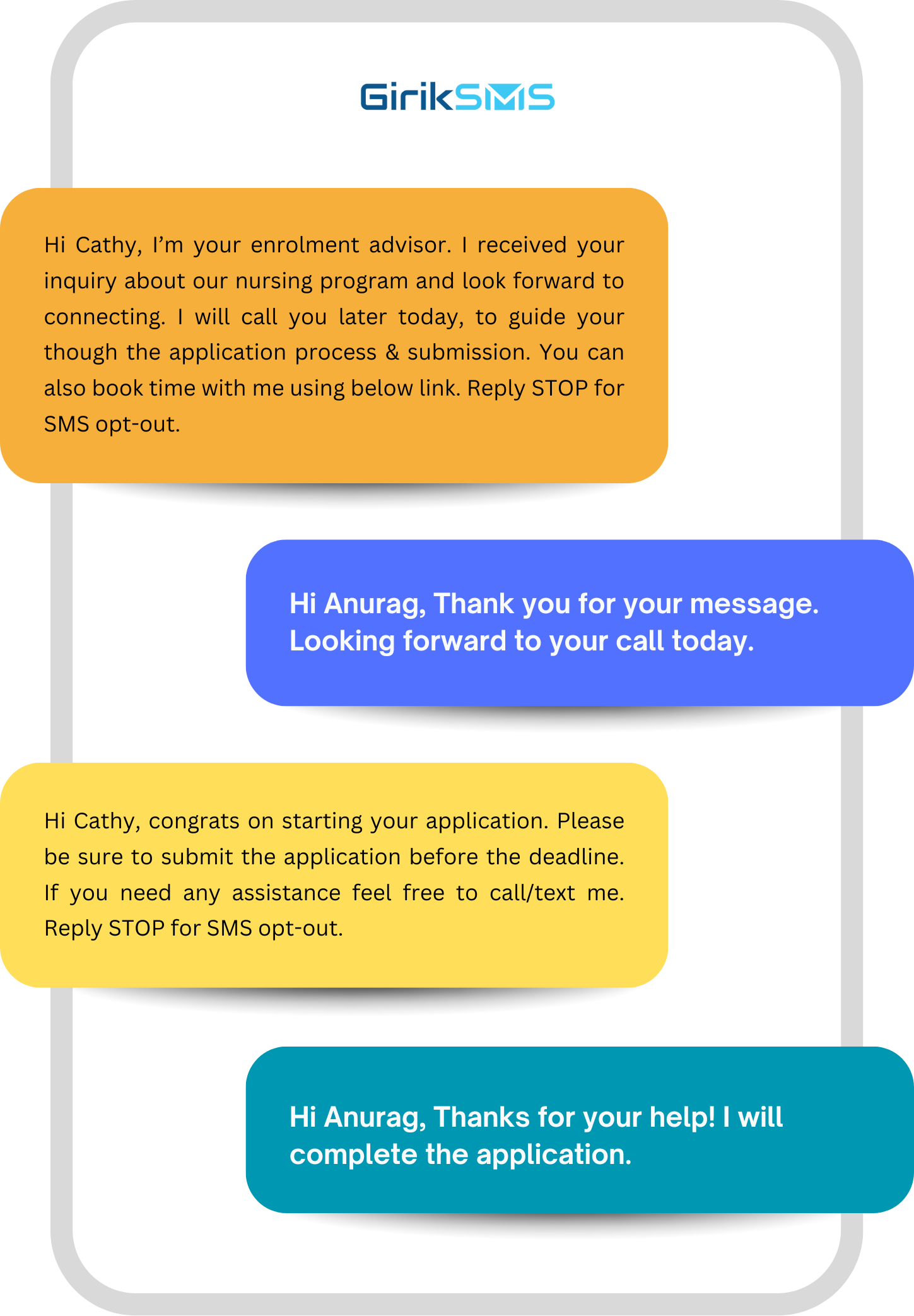SMS | Chat BOT |WhatsApp| Text Messaging APP for Salesforce